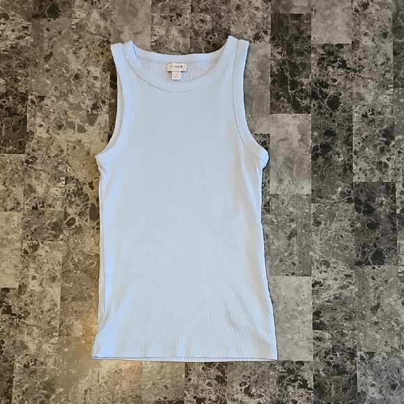 J. Crew Factory | Tops | Jcrew High Neck Ribbed Tank Top | Poshmark